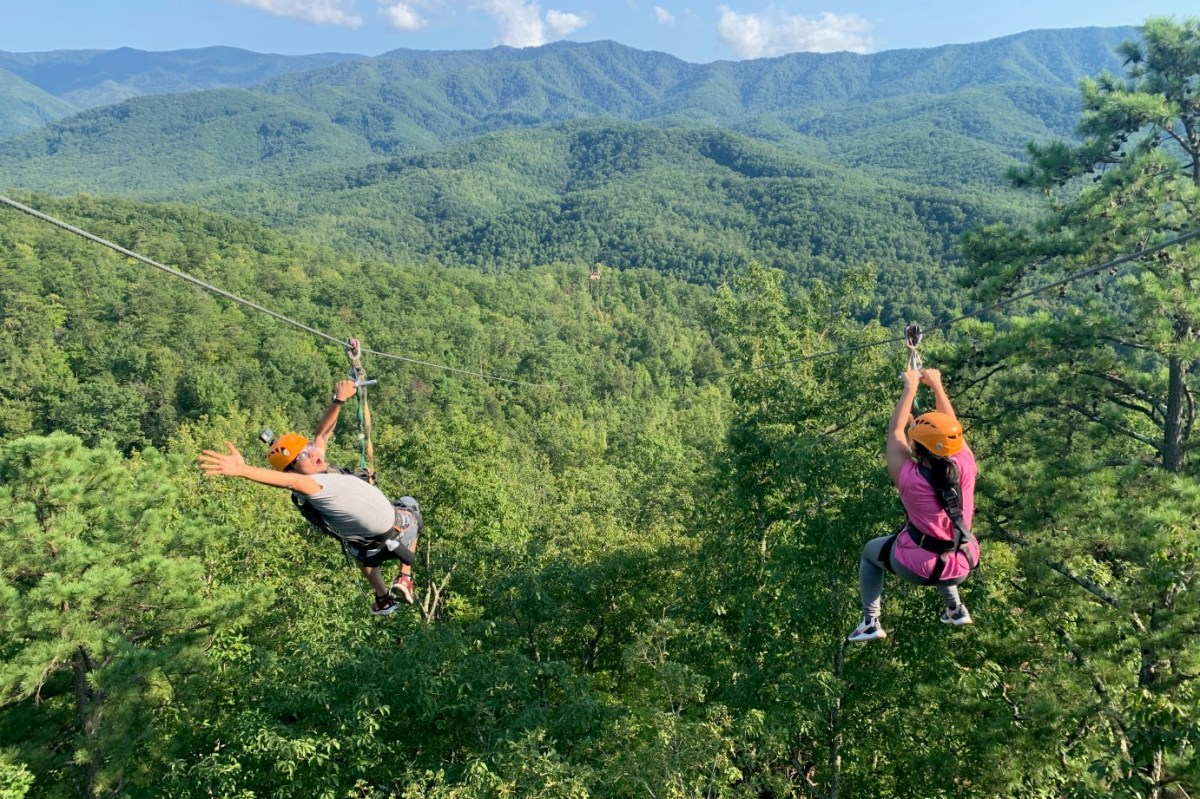 Zip-lining in Smoky – The Itinerant Analyst